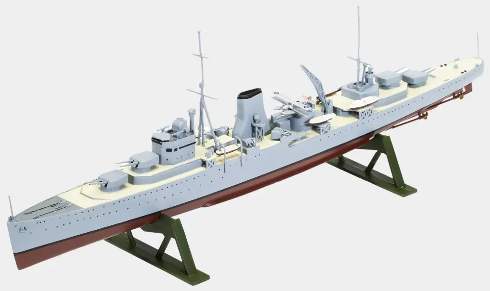 Airfix HMS Ajax Vintage Classics Warship Model Kit Scale 1:600