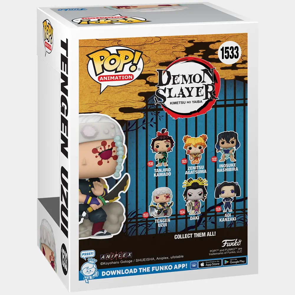 Funko POP! Animation Demon Slayer Tengen Uzui Figure 1533 CHASE EDITION