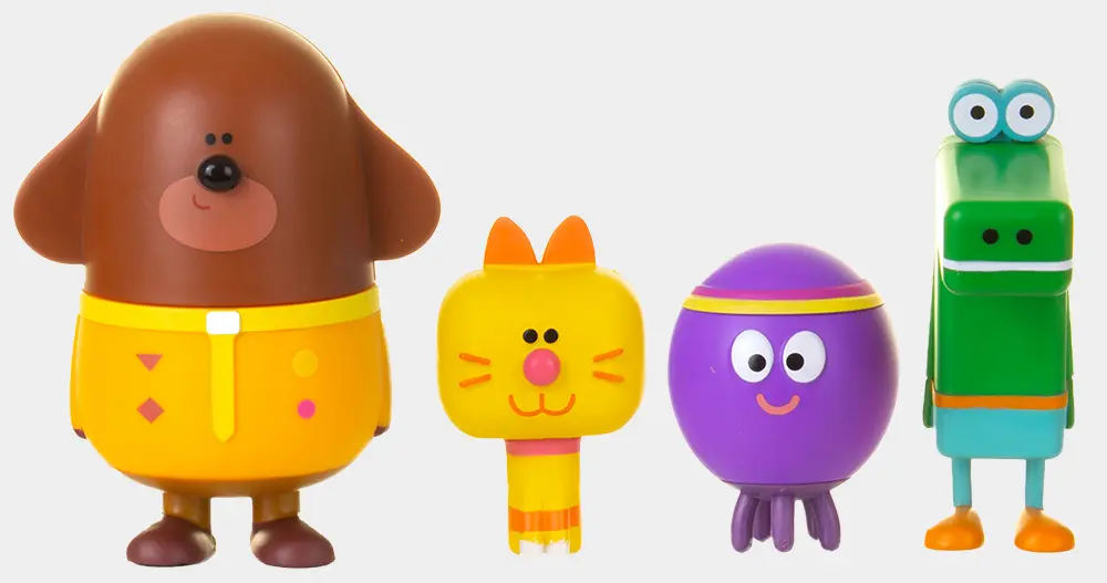 Hey Duggee Enid Betty Happy 4 Figure Pack