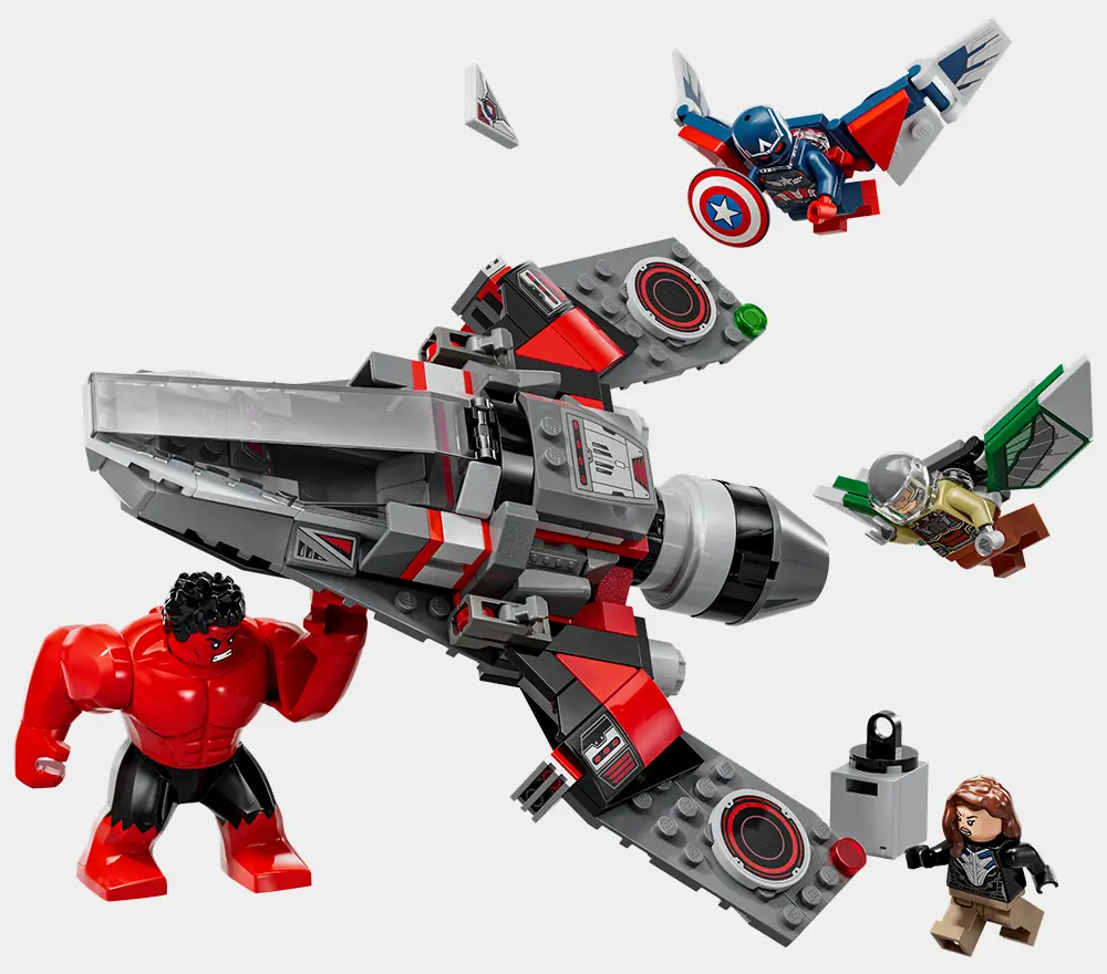 LEGO Marvel Captain America vs. Red Hulk Battle