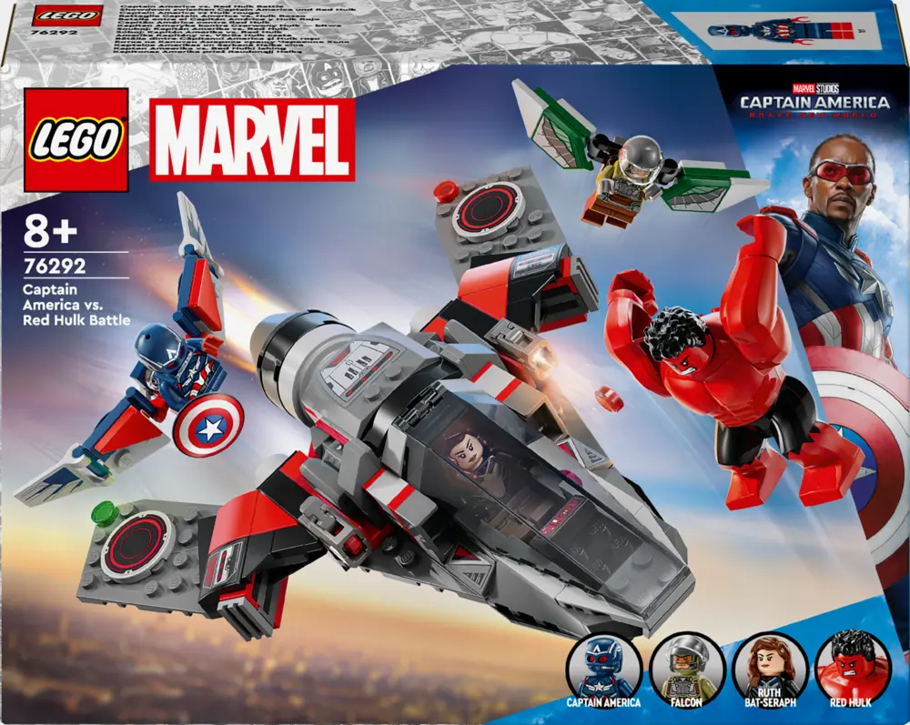 LEGO Marvel Captain America vs. Red Hulk Battle