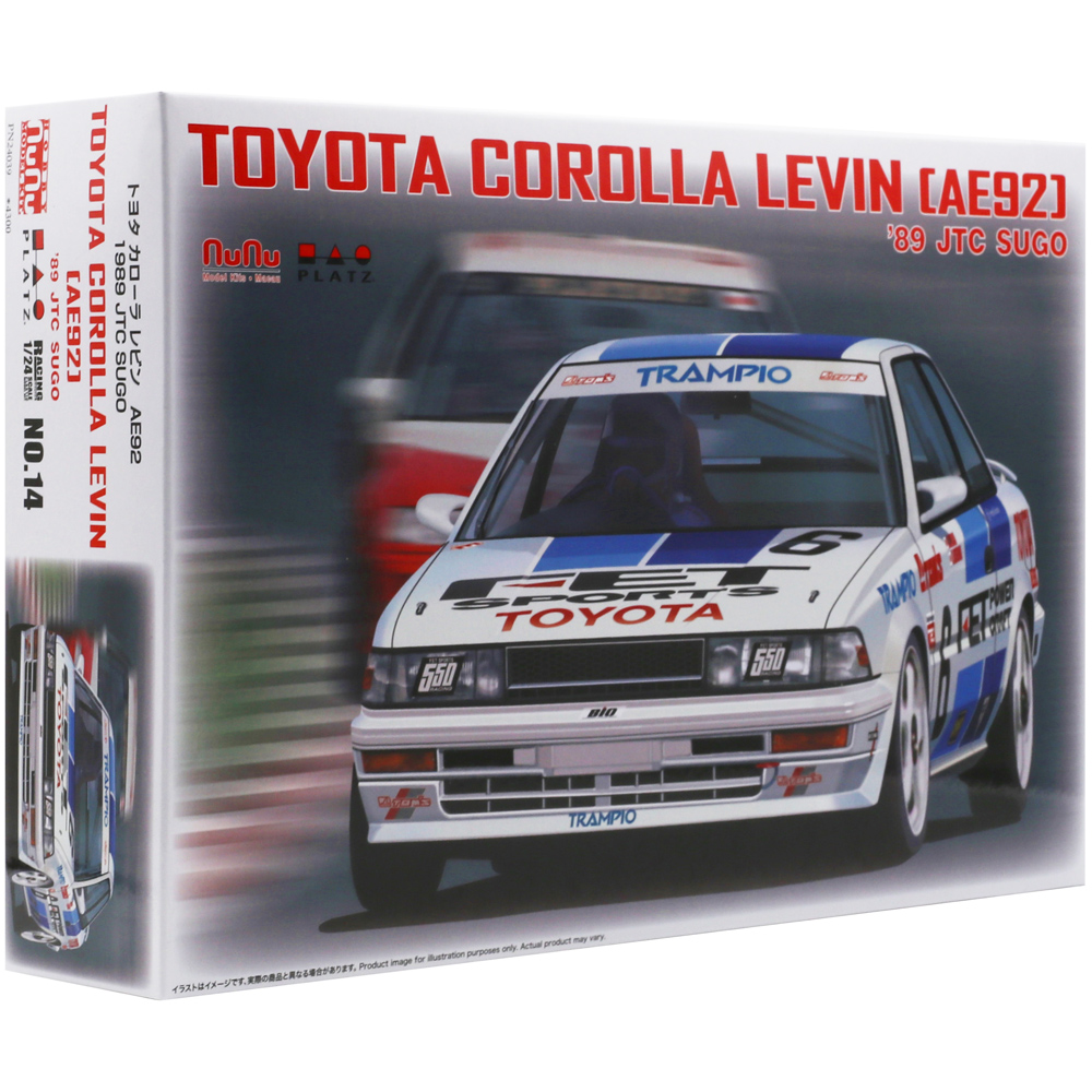 NUNU nu24039 1 24 Toyota Corolla Levin Ae92 2 Jtc 1989 Car Model Kit ...