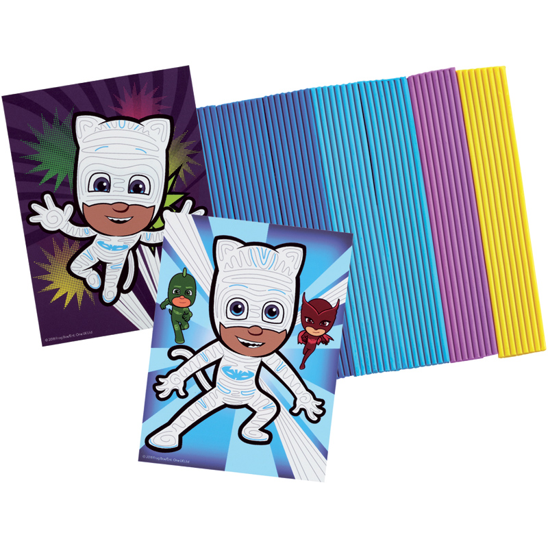Plasticine Softeez PJ Masks Themed Noodle Doodle Hero Play Set for Ages ...