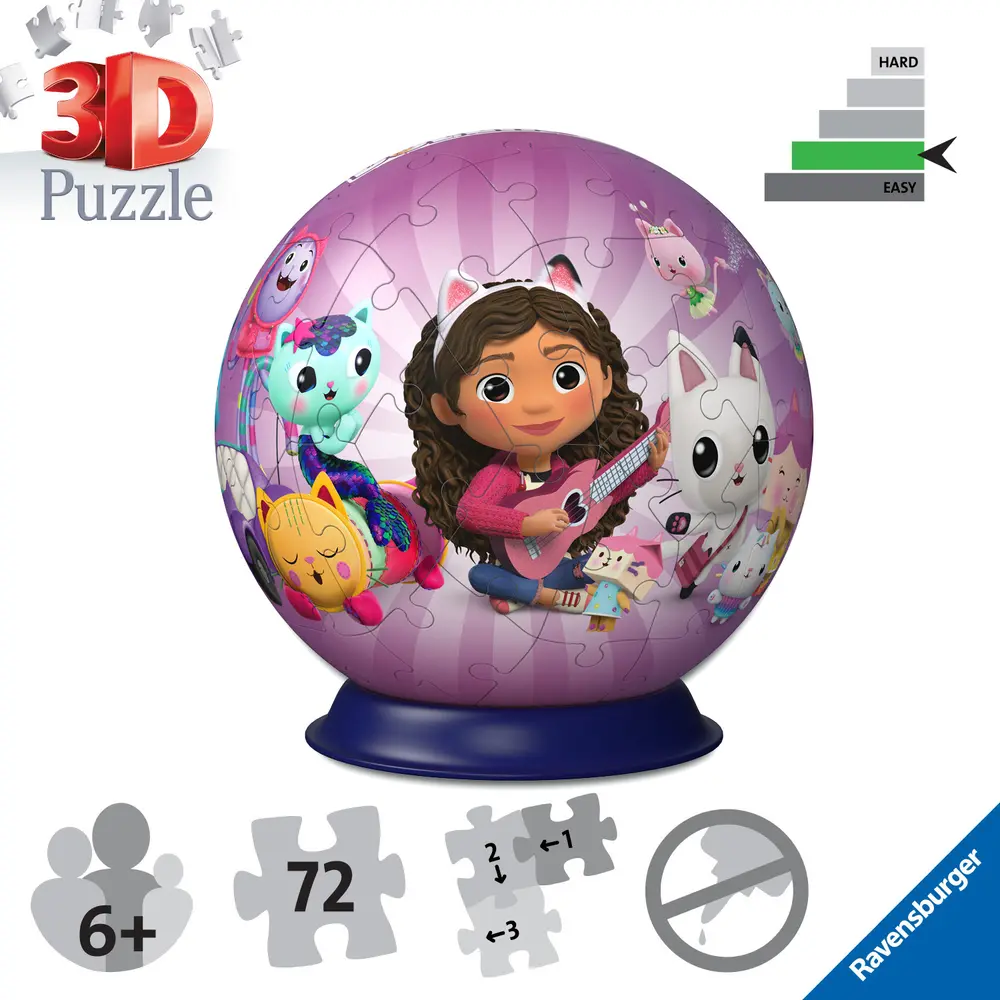 Ravensburger Gabby's Dollhouse 72 Piece 3D Puzzle