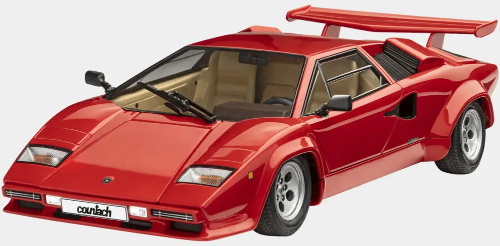 Revell Lamborghini Countach LP500S Sports Car Model Kit Scale 1:24