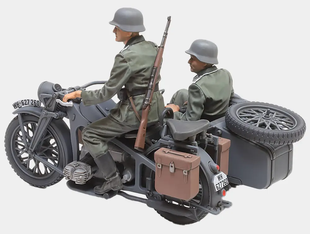 Tamiya KS600 Motorbike & Sidecar WW II German Military Model Kit Scale 1/35