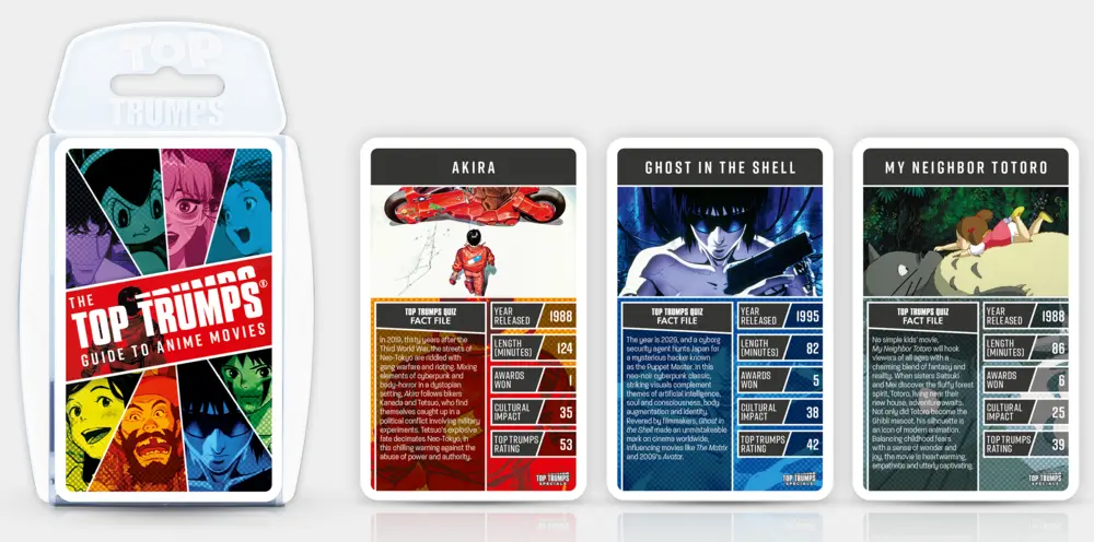 Top Trumps Guide To Anime Movies Card Game